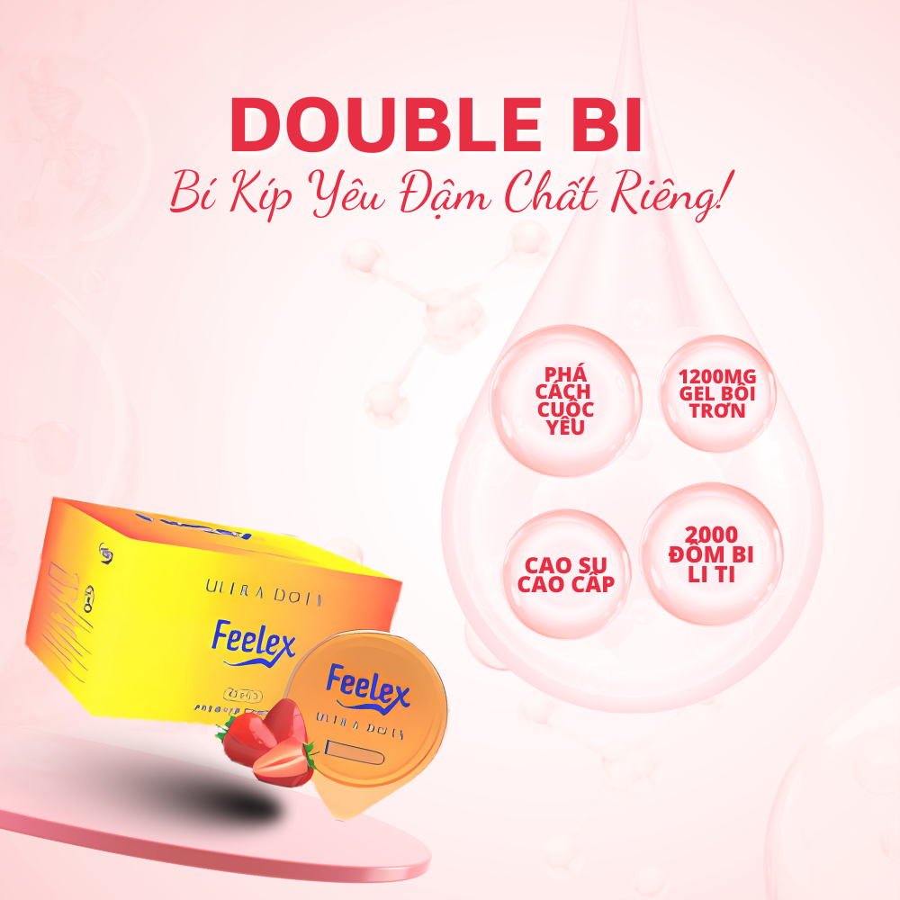 Bao cao su, Gel bôi trơn, Tăng cường sinh lý Feelex